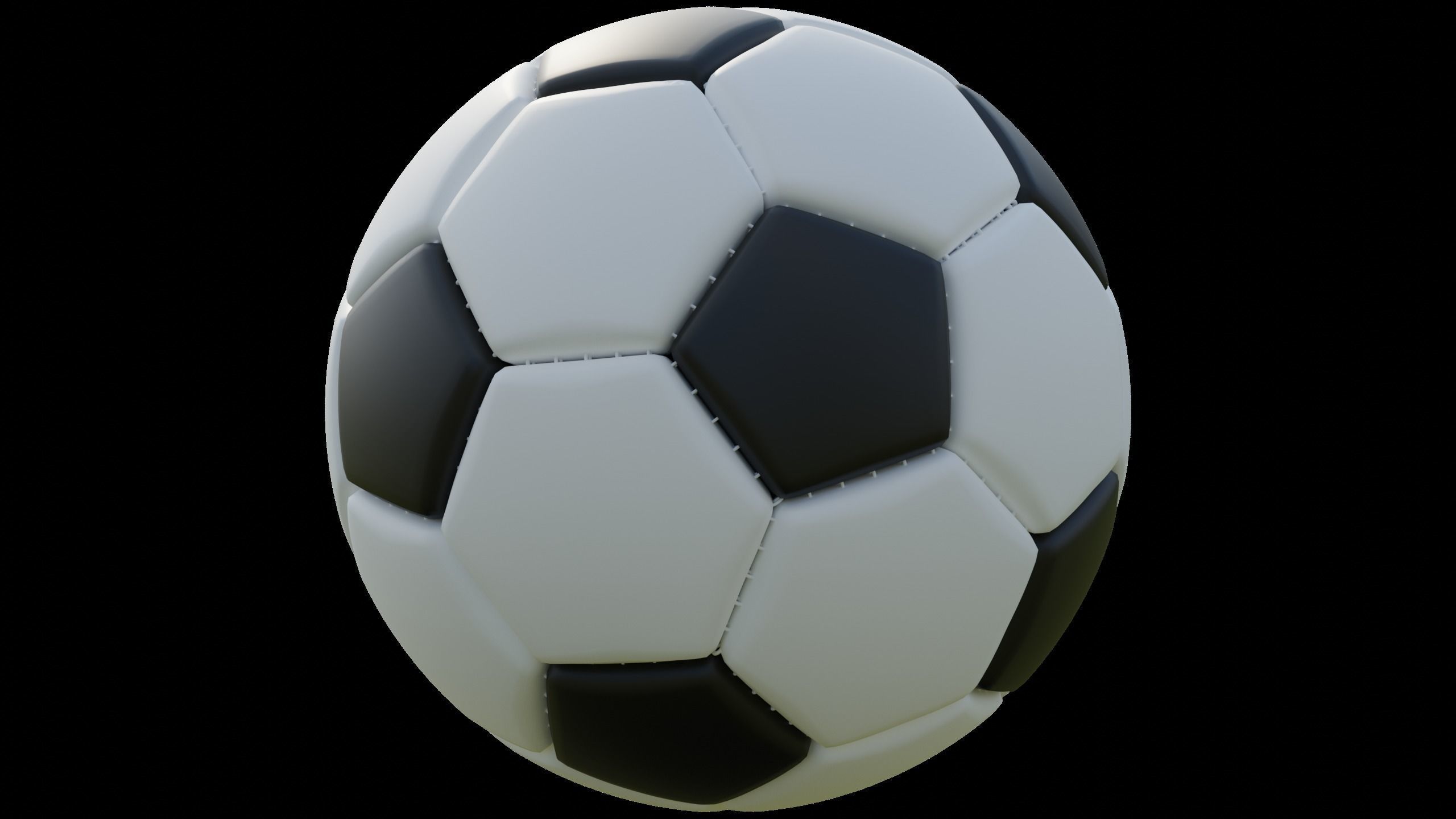 Realistic 3D Football Stadium Model with Ball and Flags for Sale 3D ...