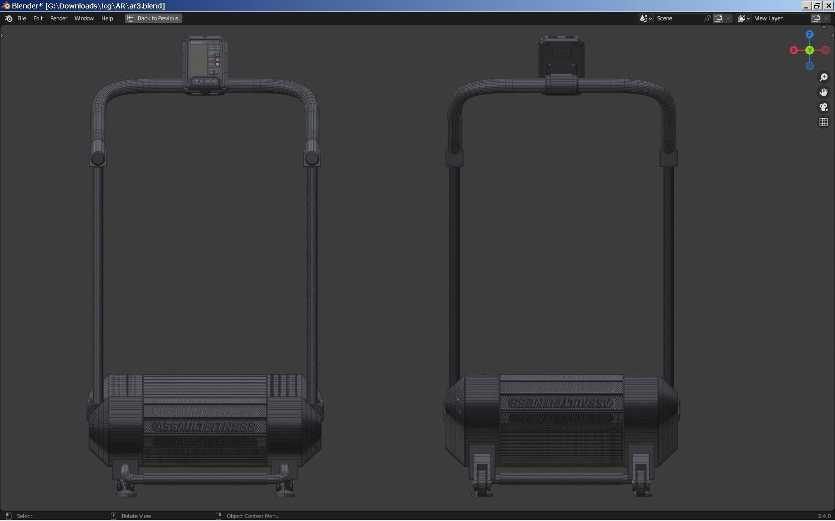 Treadmill - Assault Runner Pro 3D model | CGTrader