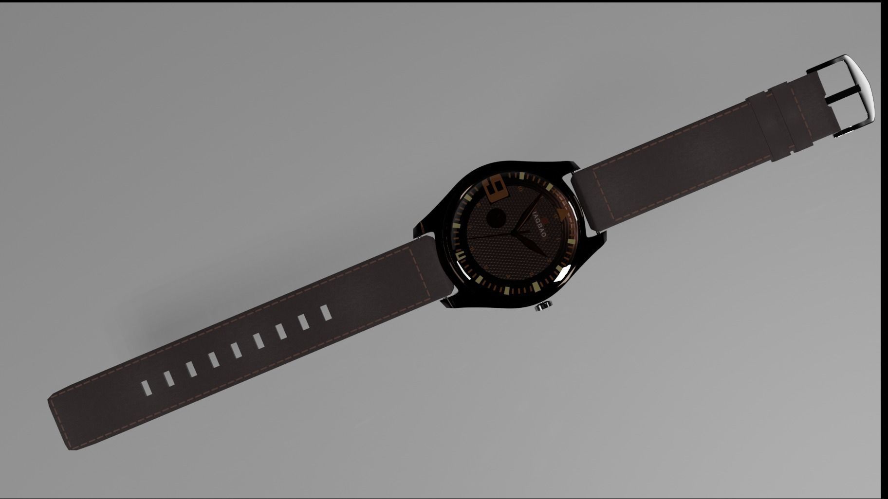Wrist watch 3D model | CGTrader