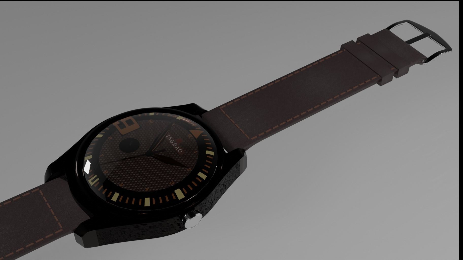 Wrist watch 3D model | CGTrader
