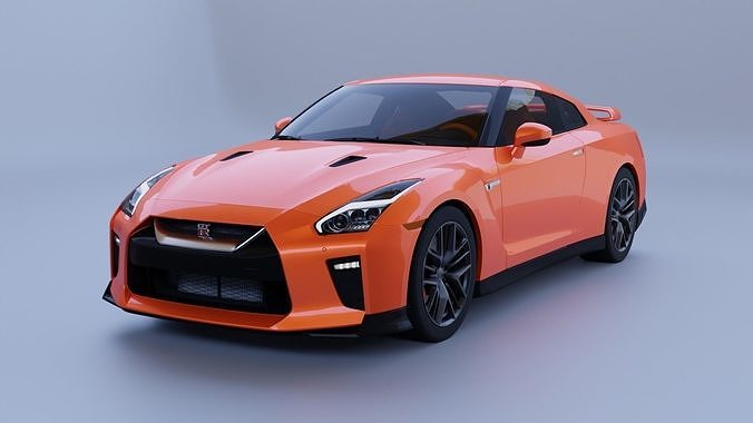 3D model Nissan GTR 2017 VR / AR / low-poly | CGTrader