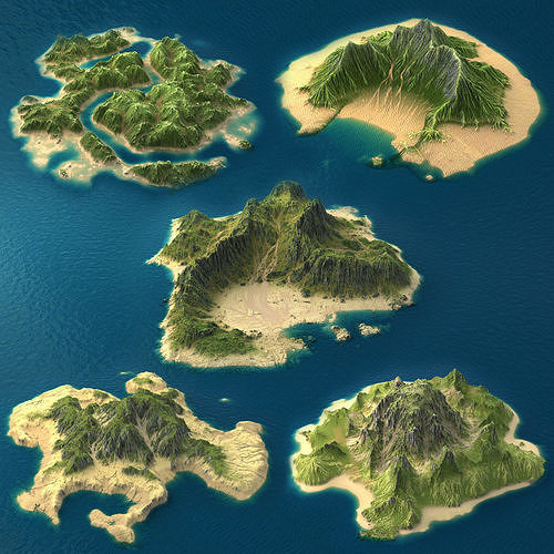Tropical Islands Map