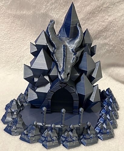 Dragon Cave Dice Tower 3D model 3D printable | CGTrader
