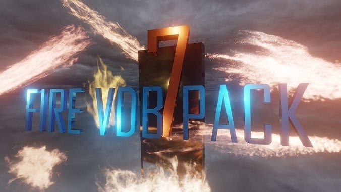 3D model 7 Fire Anime style VDB Pack V1 VR / AR / low-poly | CGTrader