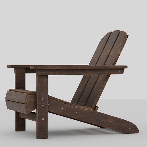Adirondack Chair free 3D model | CGTrader