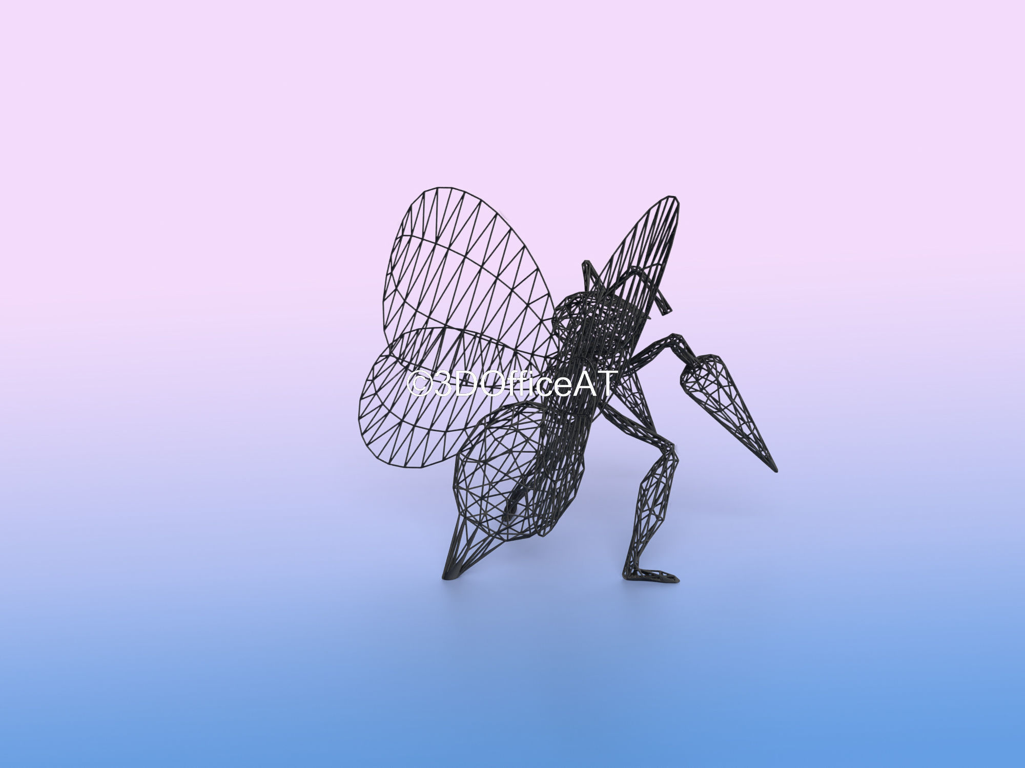 015 Beedrill Pokemon Wiremon Figure 3D model 3D printable | CGTrader