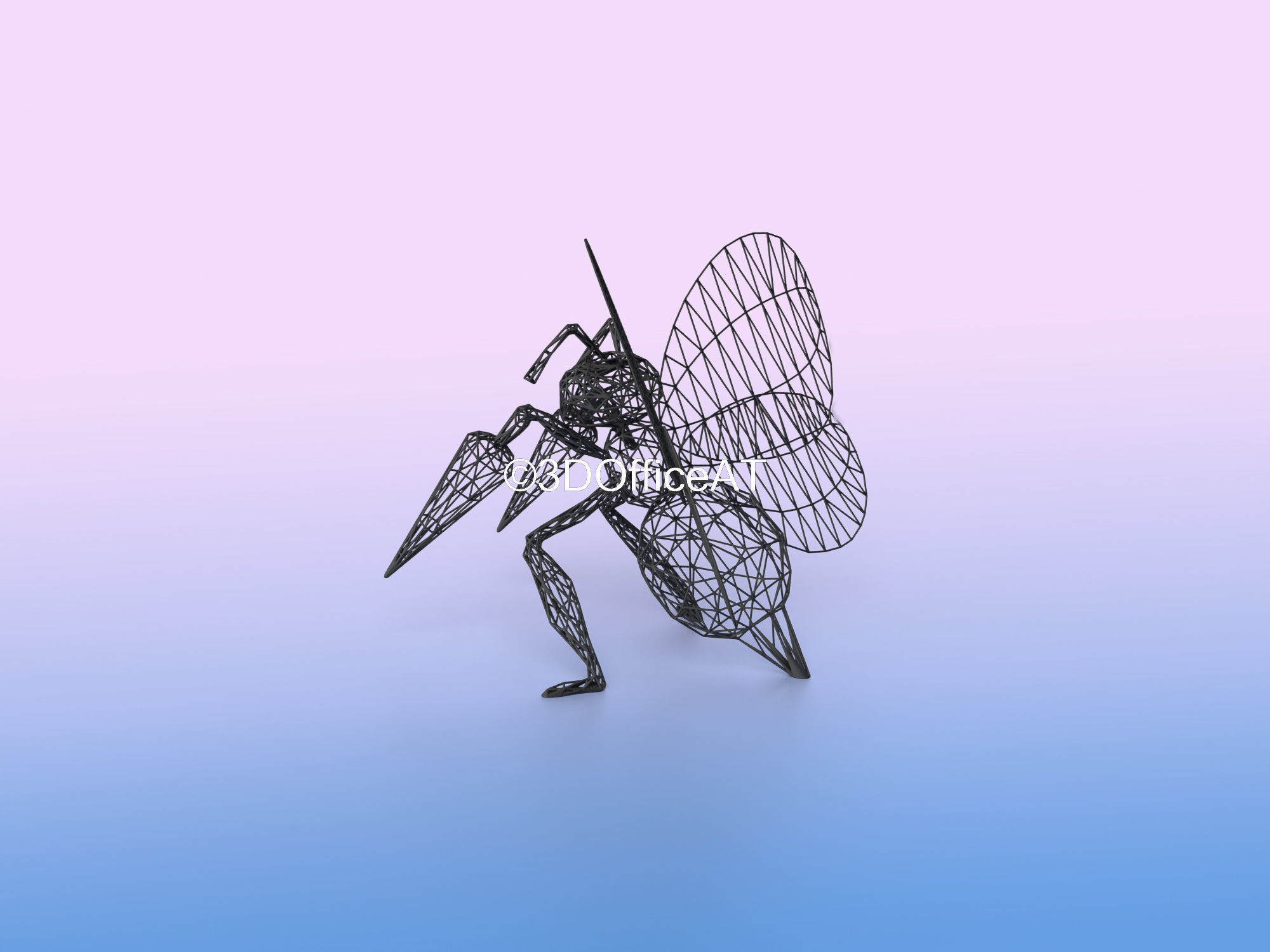 015 Beedrill Pokemon Wiremon Figure 3D model 3D printable | CGTrader