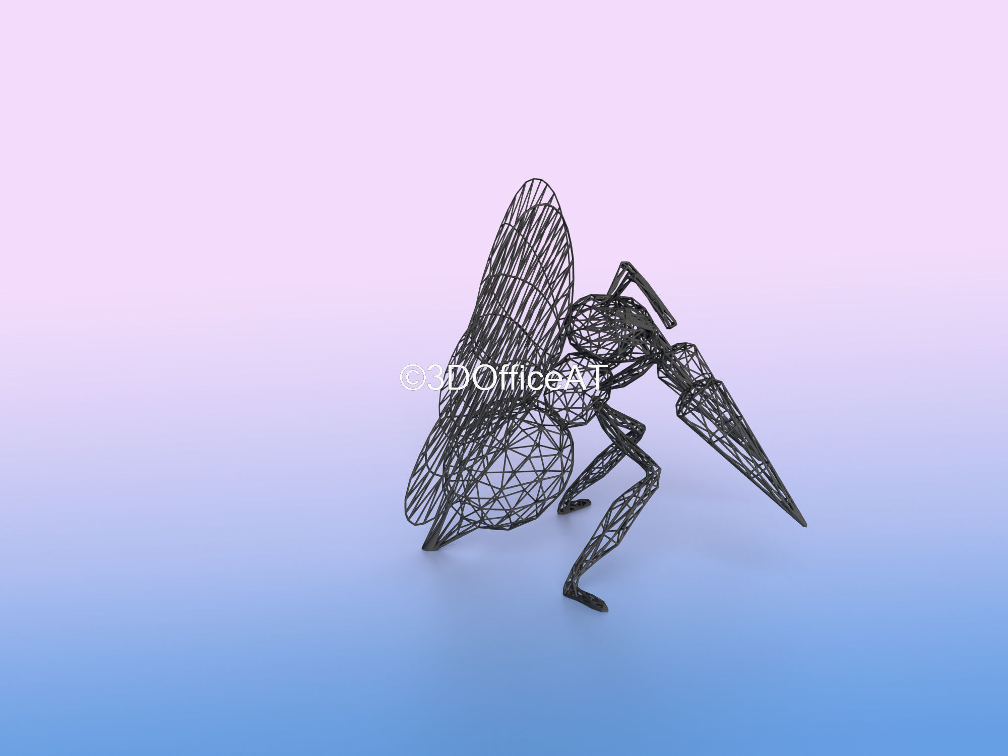 015 Beedrill Pokemon Wiremon Figure 3D model 3D printable | CGTrader