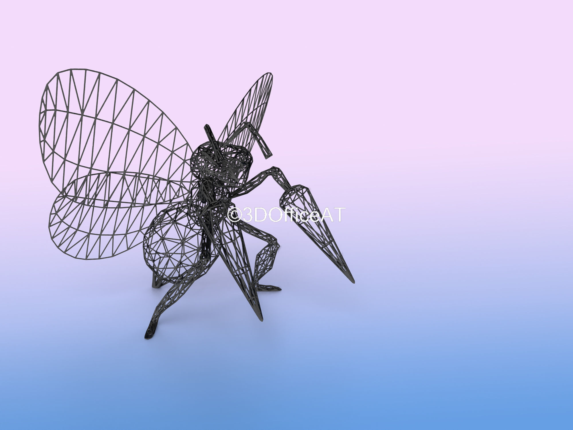 015 Beedrill Pokemon Wiremon Figure 3D model 3D printable | CGTrader