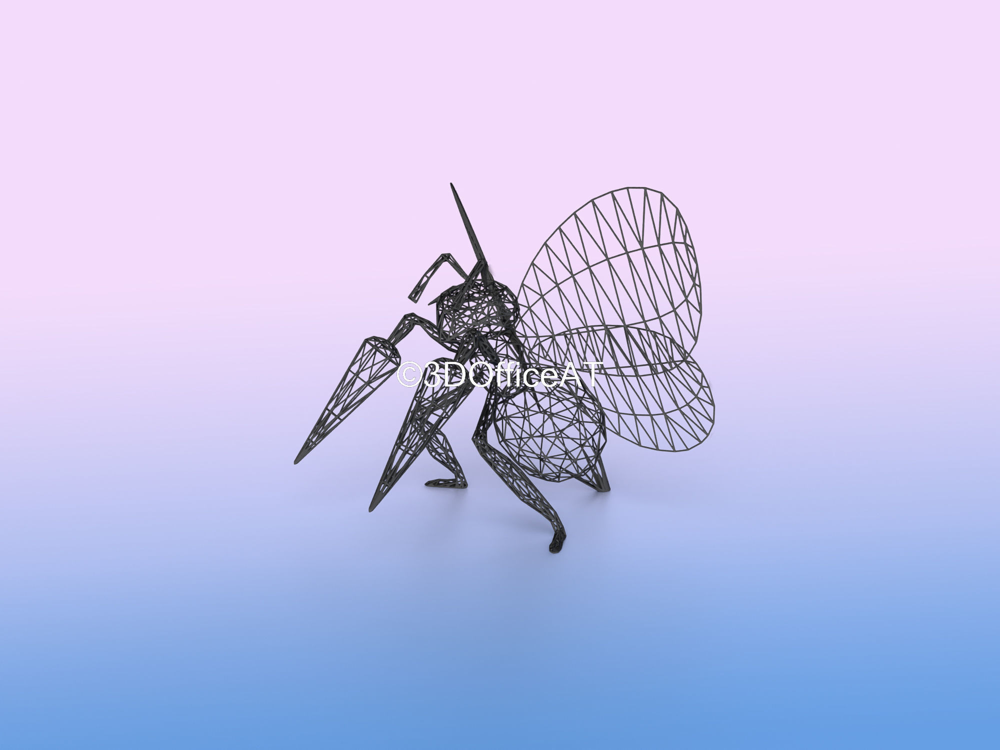 015 Beedrill Pokemon Wiremon Figure 3D model 3D printable | CGTrader