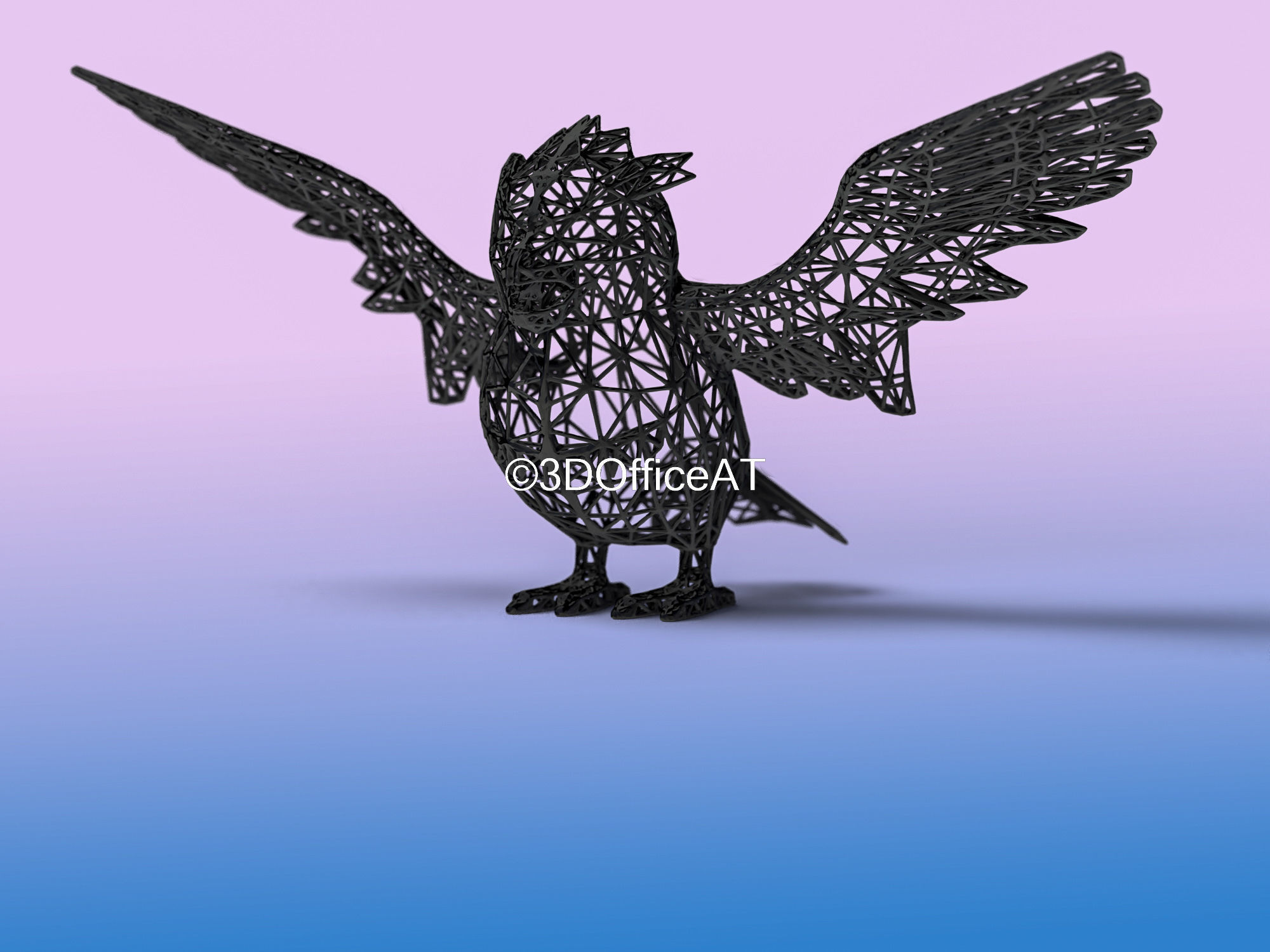 016 Pidgey Pokemon Wiremon Figure 3D model 3D printable | CGTrader
