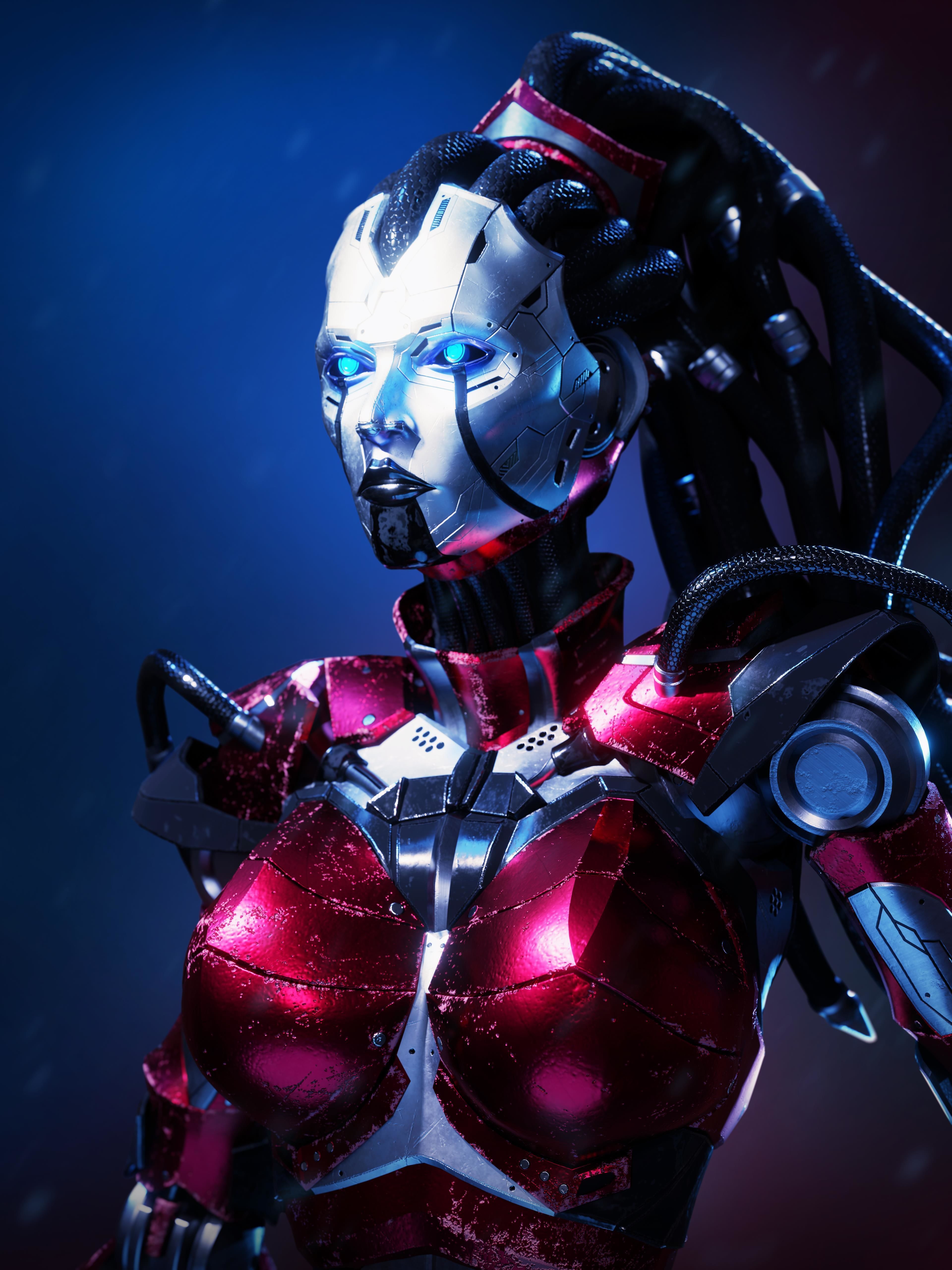 3D model Android Empress 3D Rig Asset VR / AR / low-poly | CGTrader