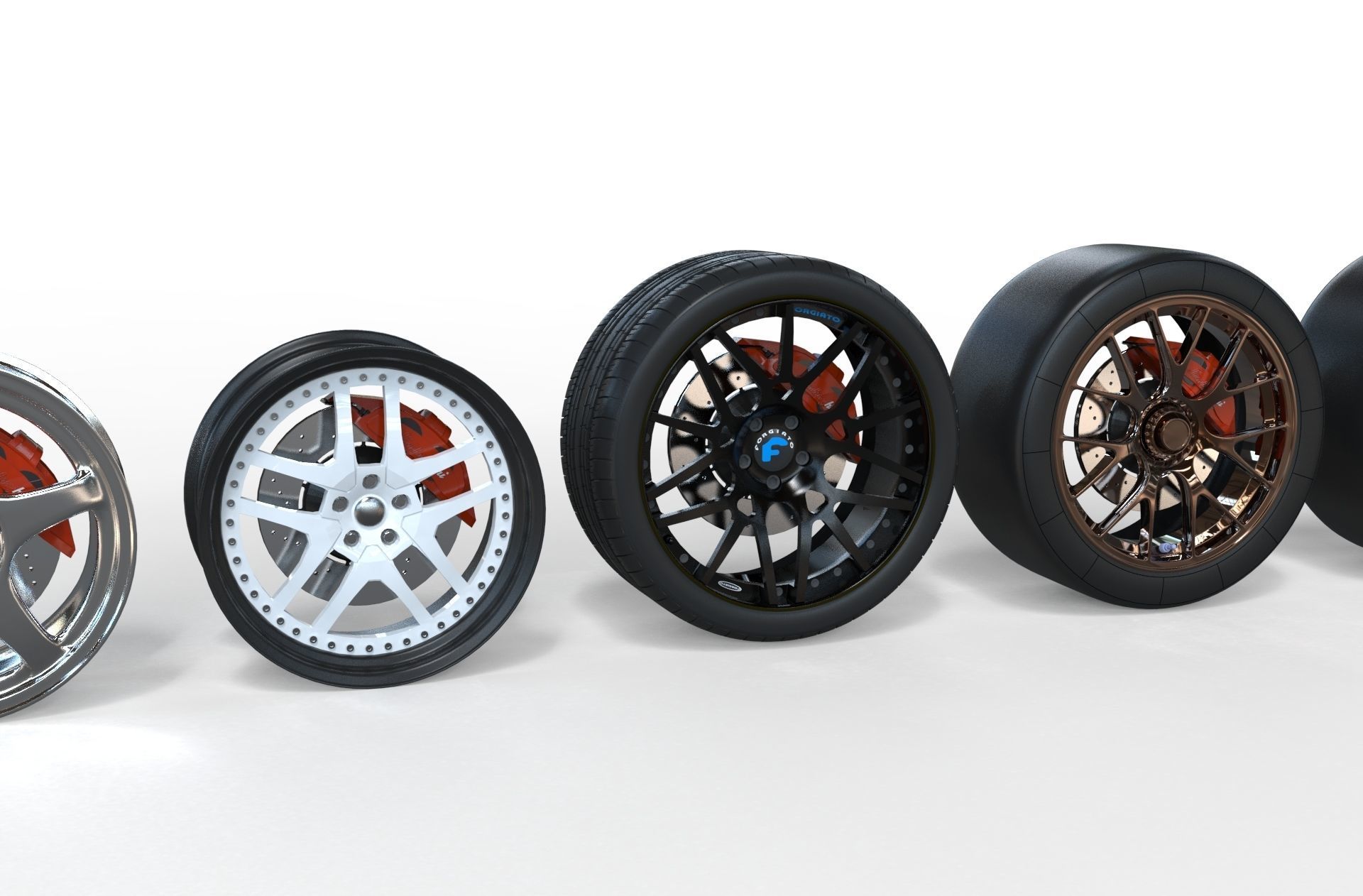 Car wheel rim 3D Model tire 3D model | CGTrader