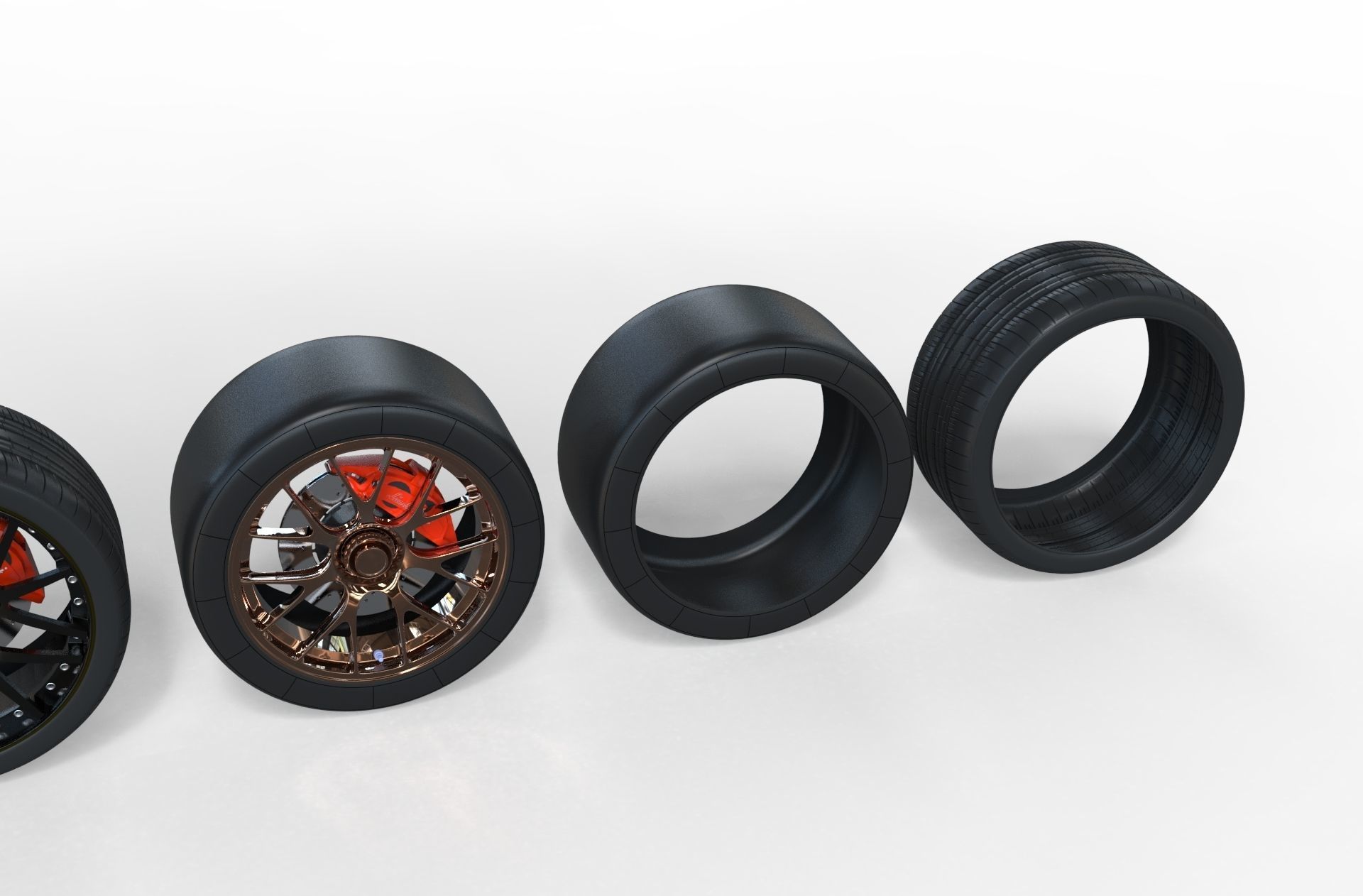 Car wheel rim 3D Model tire 3D model | CGTrader