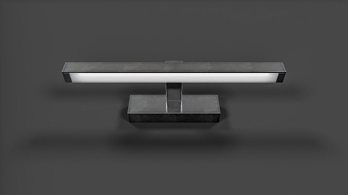 3D model Bathroom Wall Light V02 - Low Poly VR / AR / low-poly | CGTrader