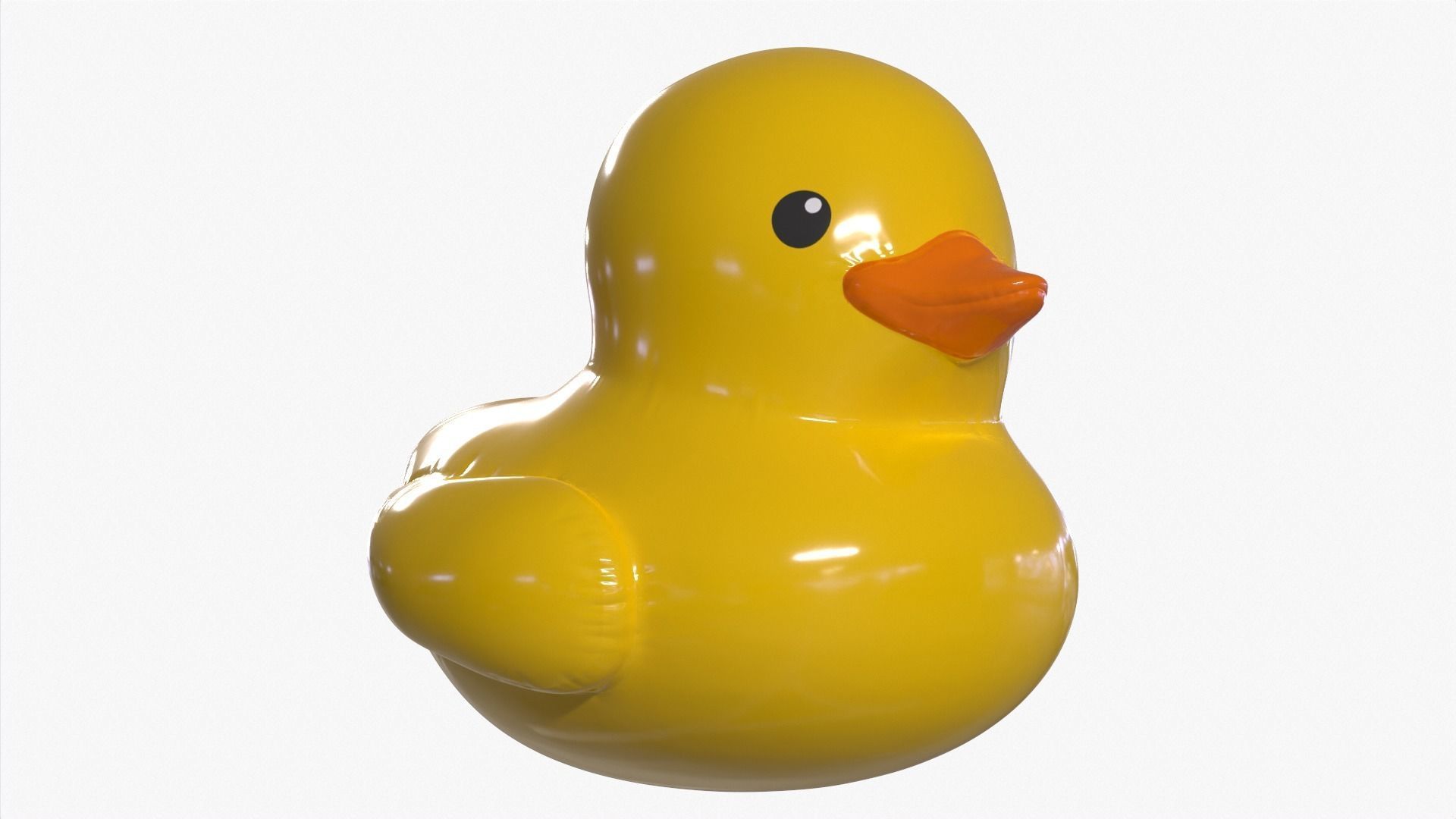 3D model YELLOW RUBBER DUCK VR / AR / low-poly | CGTrader