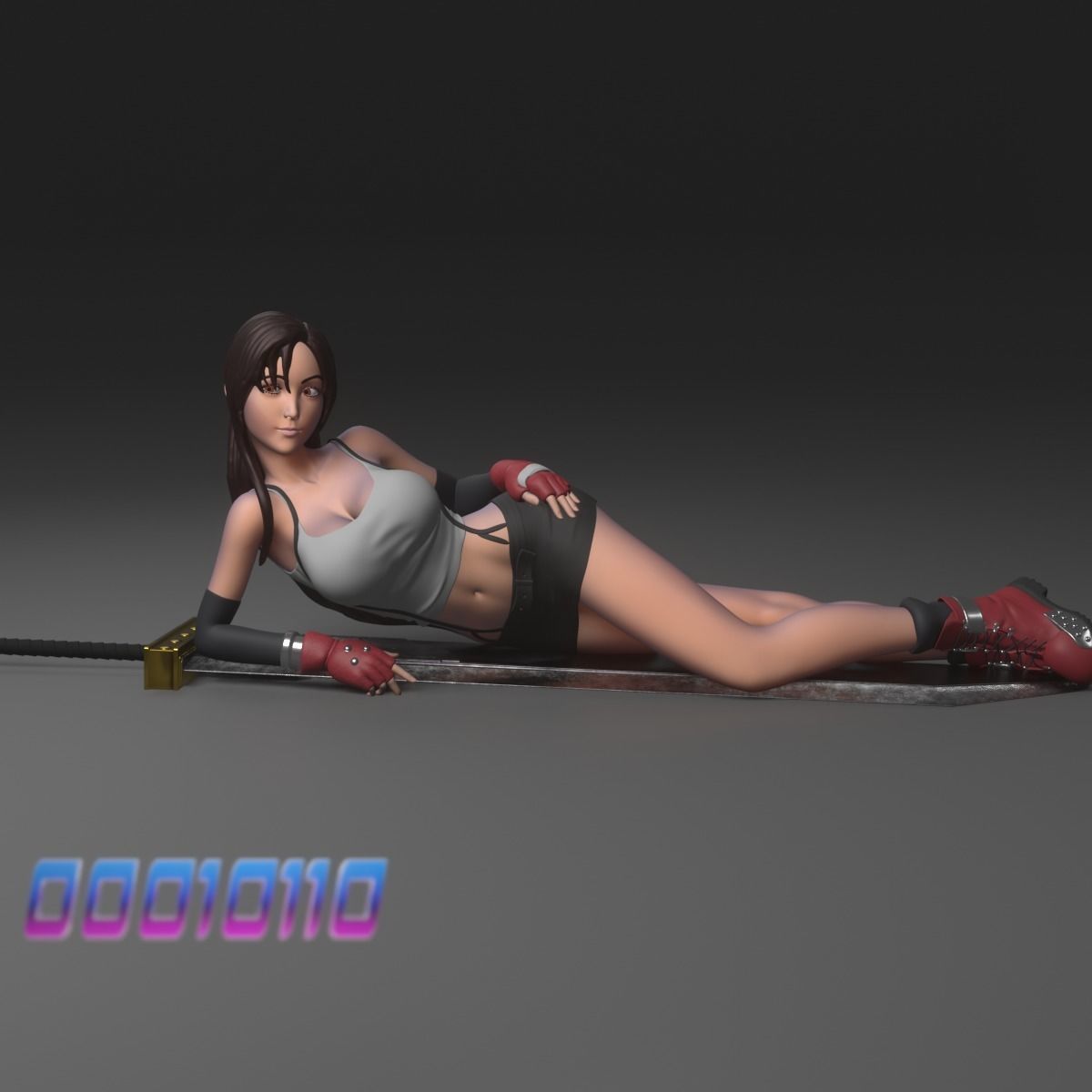 original-tifa 3D model 3D printable | CGTrader
