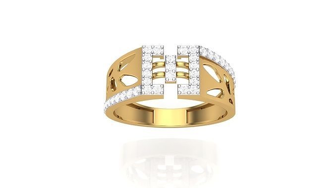 Gents Ring - 18 3D model 3D printable | CGTrader