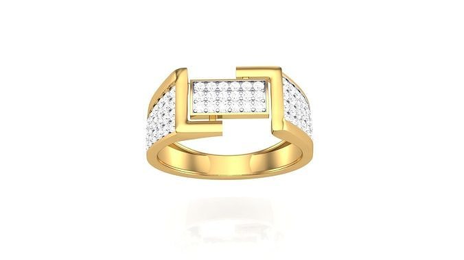 Gents Ring - 12 3D model 3D printable | CGTrader