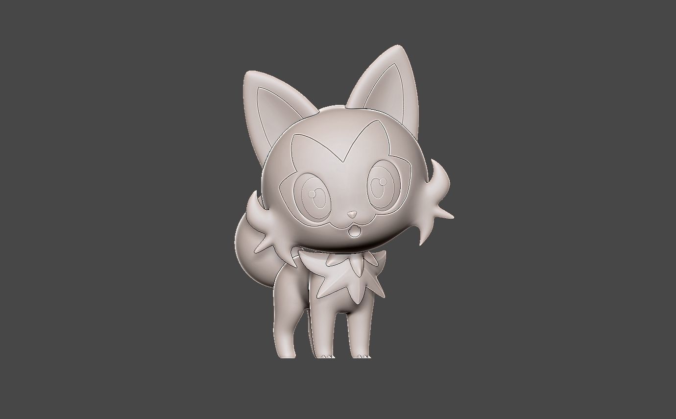 Pokemon sprigatito 3D model 3D printable | CGTrader
