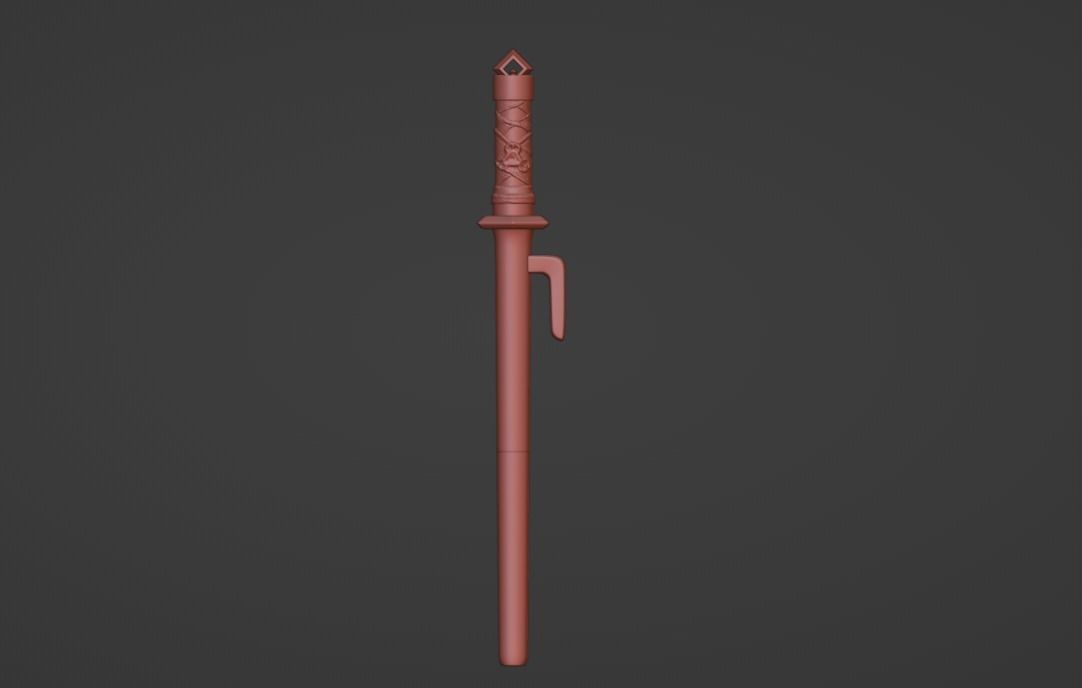 Heizou Jitte -- Genshin Impact Cosplay -- 3D Print Ready 3D model 3D ...