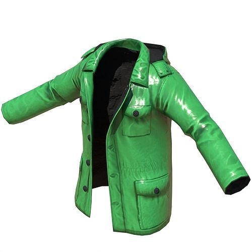 3D model Rain Coat VR / AR / low-poly | CGTrader