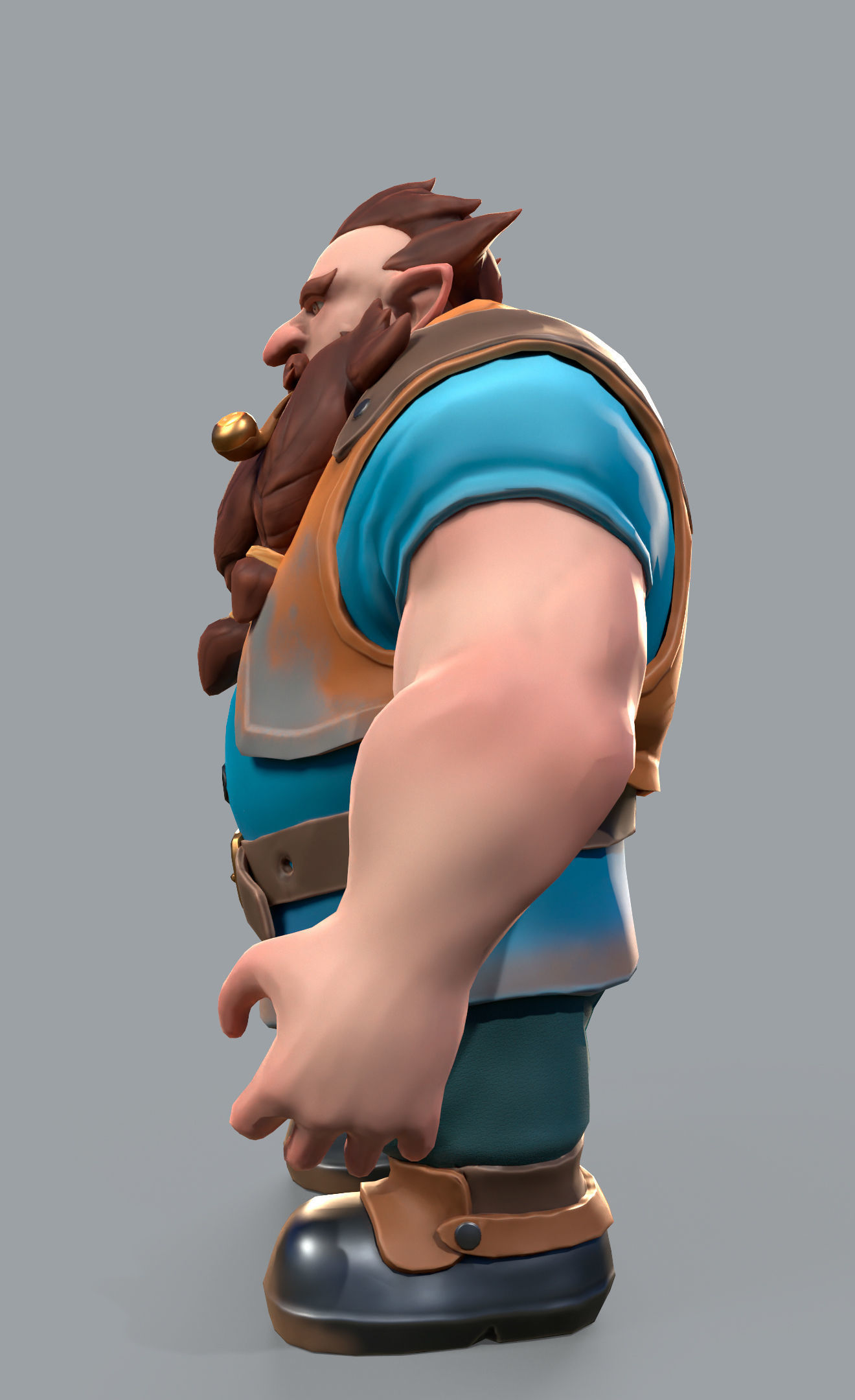 3D model Stylized Dwarf VR / AR / low-poly | CGTrader