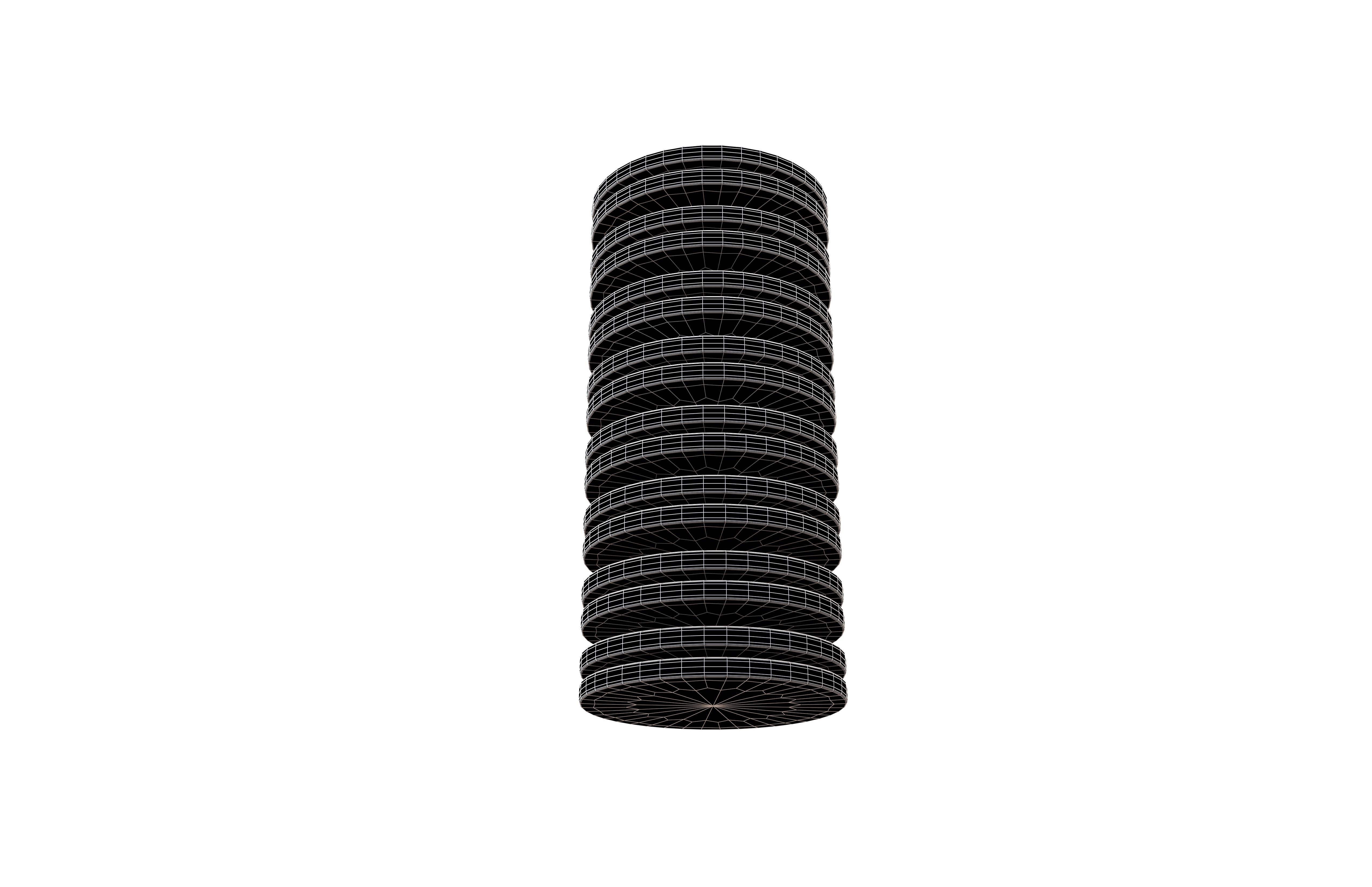 3D model Nand Flash Memory QLC Structure v1 006 VR / AR / low-poly ...