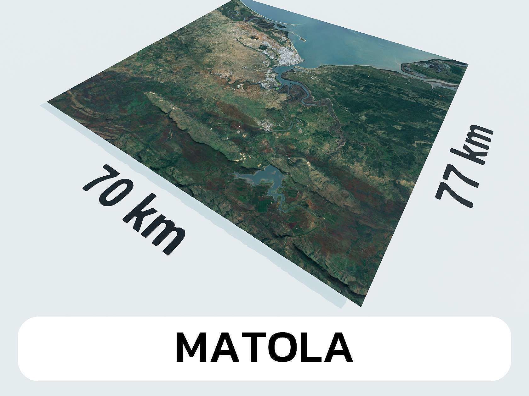 Matola Mozambique City Landscape 3D Model 3D model | CGTrader