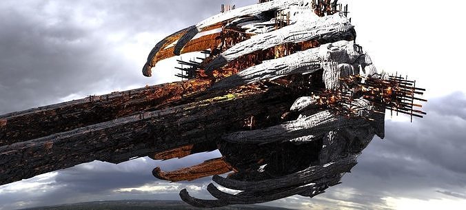 Sci Fi Wraith Claw City interceptor Tower Huge 4 3D model | CGTrader
