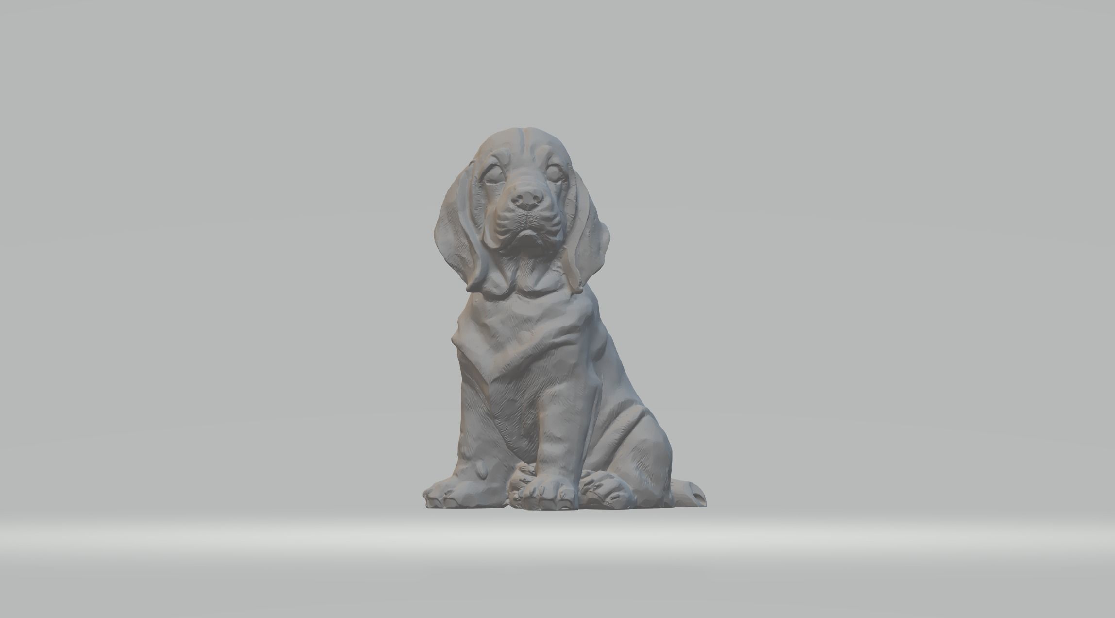 Basset Hound Dog 3D model 3D printable | CGTrader
