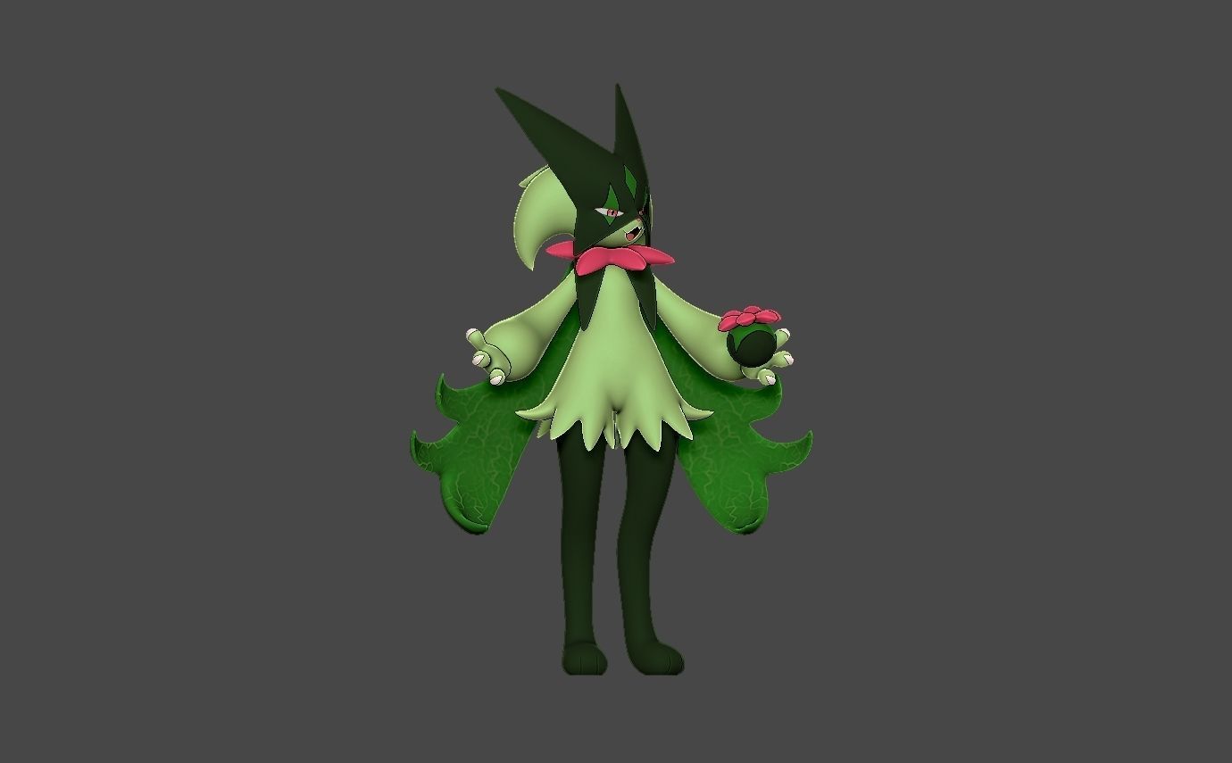 Pokemon meowscarada 3D model 3D printable | CGTrader