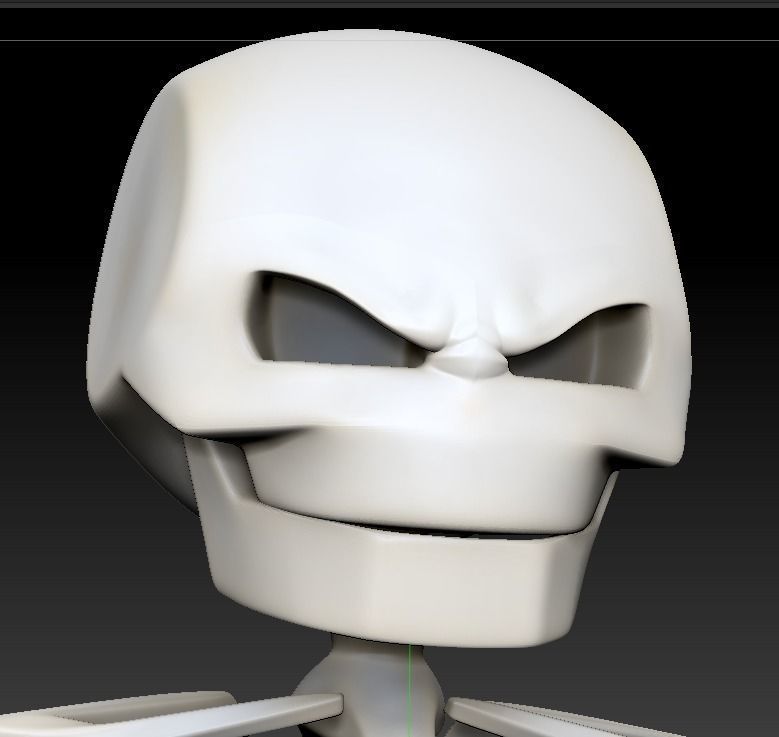 3D model Iskillitoon - Cartoon Skeleton Warrior Mobile Game Ready VR ...