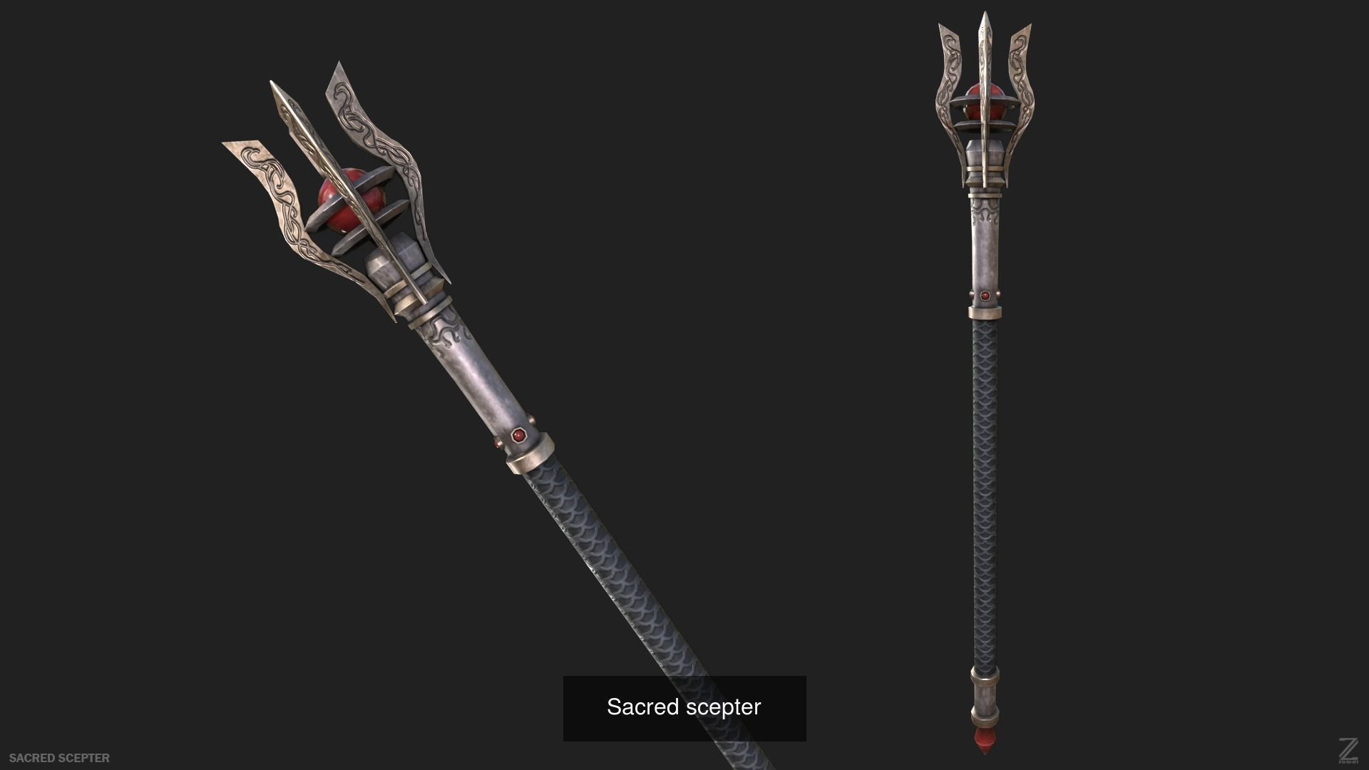 Scepter collection sword and spear VR / AR / low-poly | CGTrader