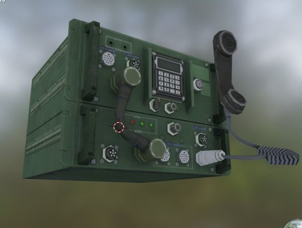 3D model Army Radio VR / AR / low-poly | CGTrader