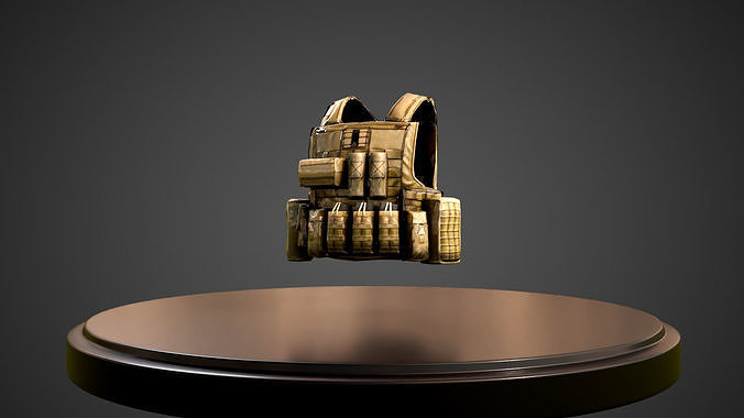 3D model Army Body Armor VR / AR / low-poly | CGTrader