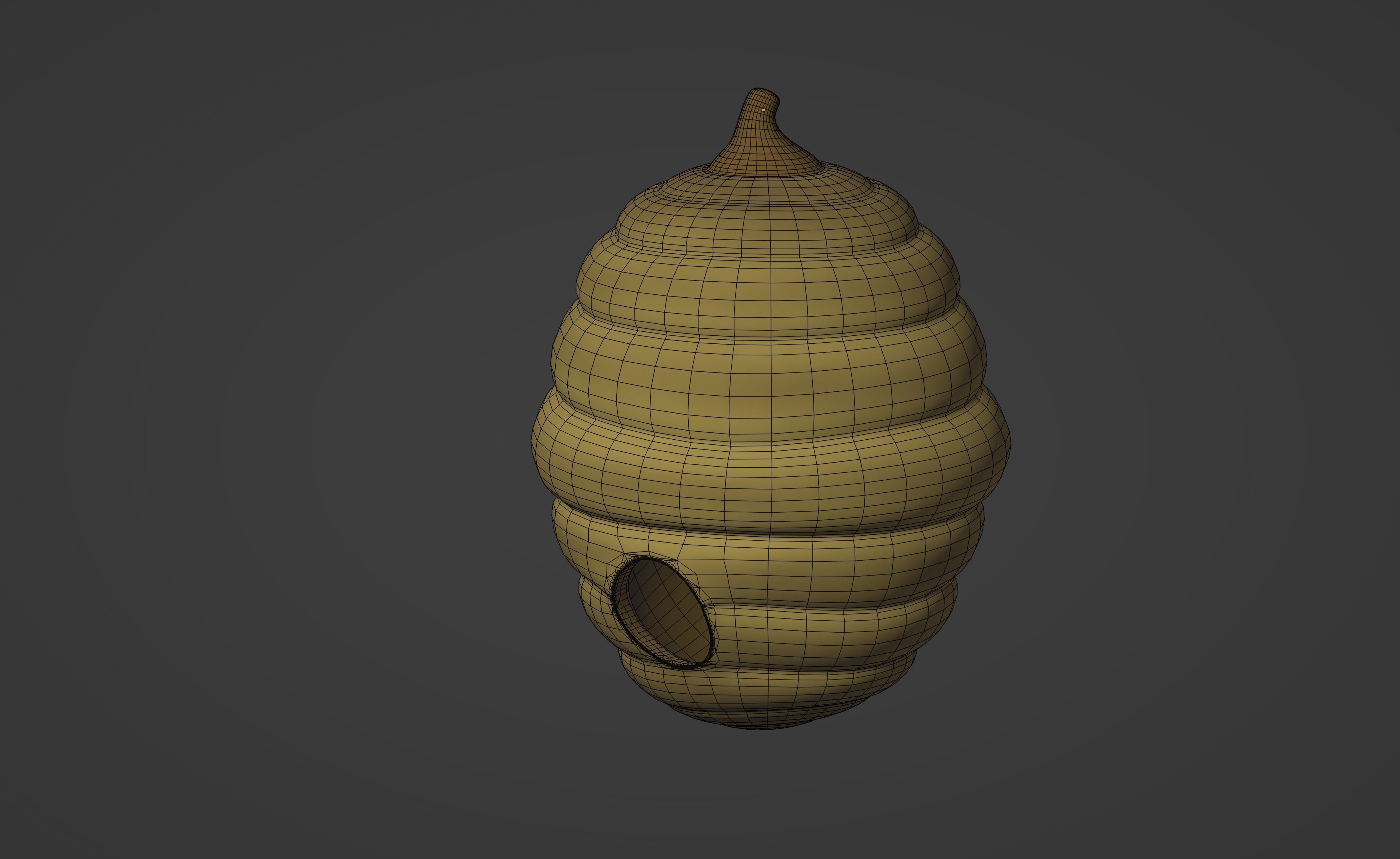 3D model Beehive VR / AR / low-poly | CGTrader