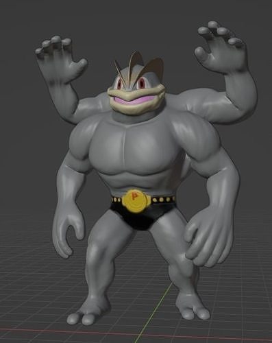Machamp 3D model 3D printable | CGTrader