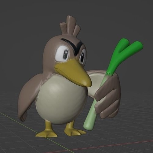 Farfetch d 3D model 3D printable | CGTrader