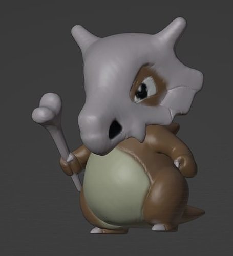 Cubone 3D model 3D printable | CGTrader