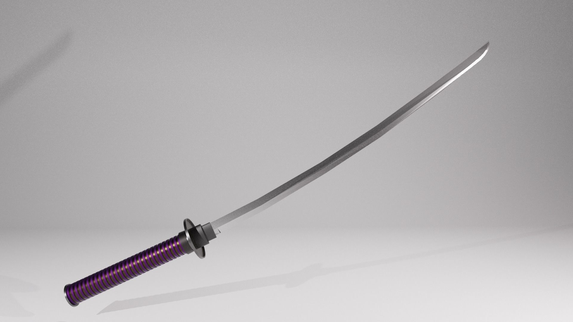 katana sword 3D model | CGTrader