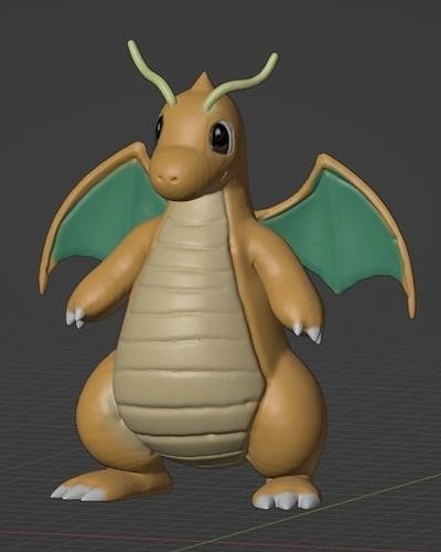 Dragonite 3D model 3D printable | CGTrader