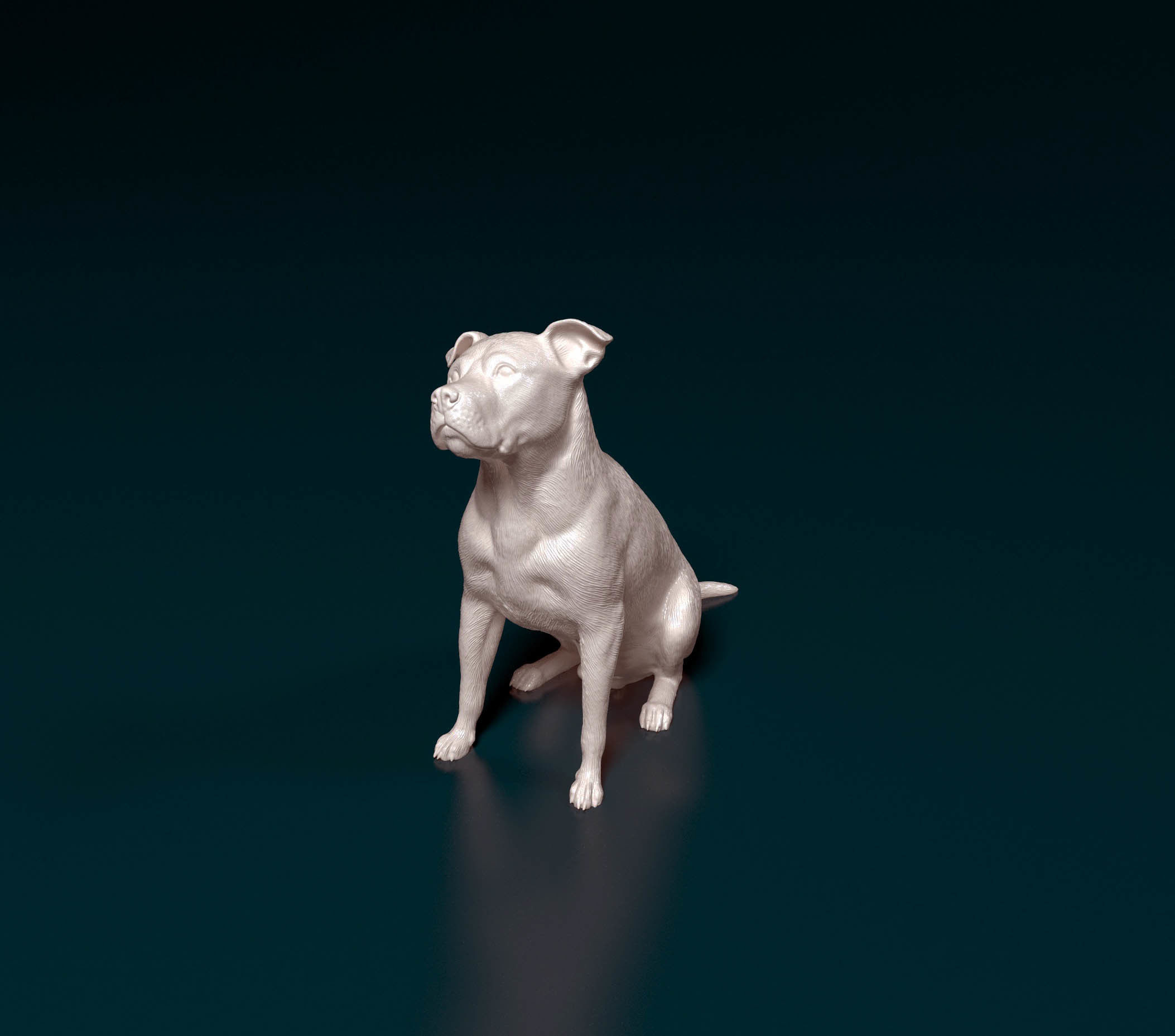 Pitbull 06 3D model 3D printable | CGTrader