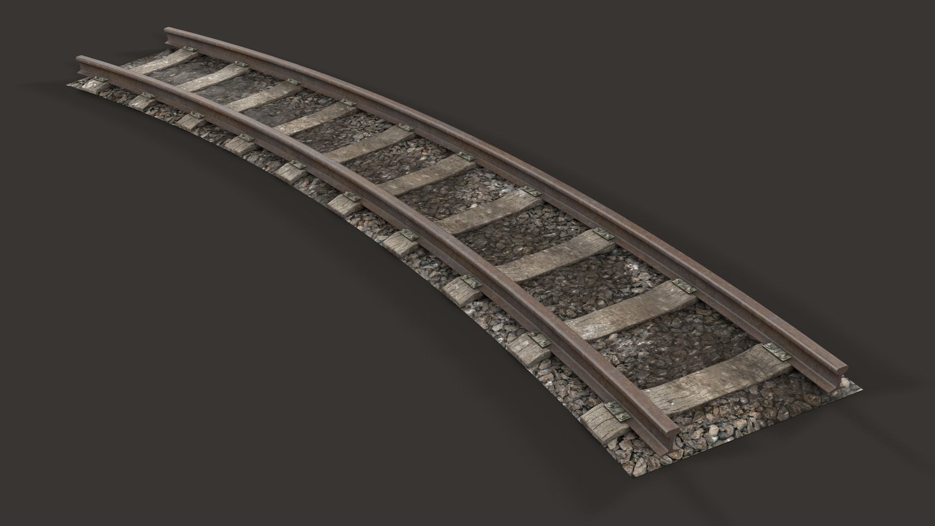 Modular Railway Track Advanced Collection 3D model | CGTrader