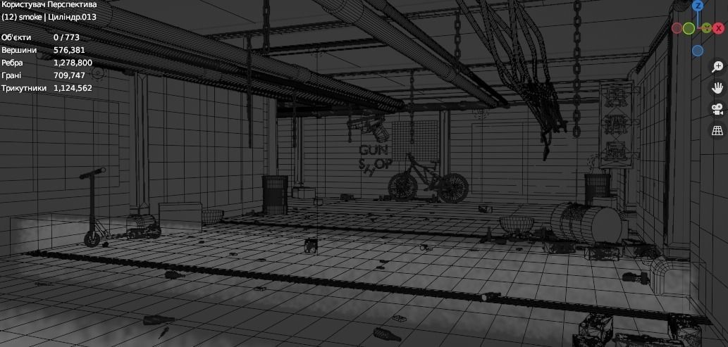 Cyberpunk corridor 3D model | CGTrader