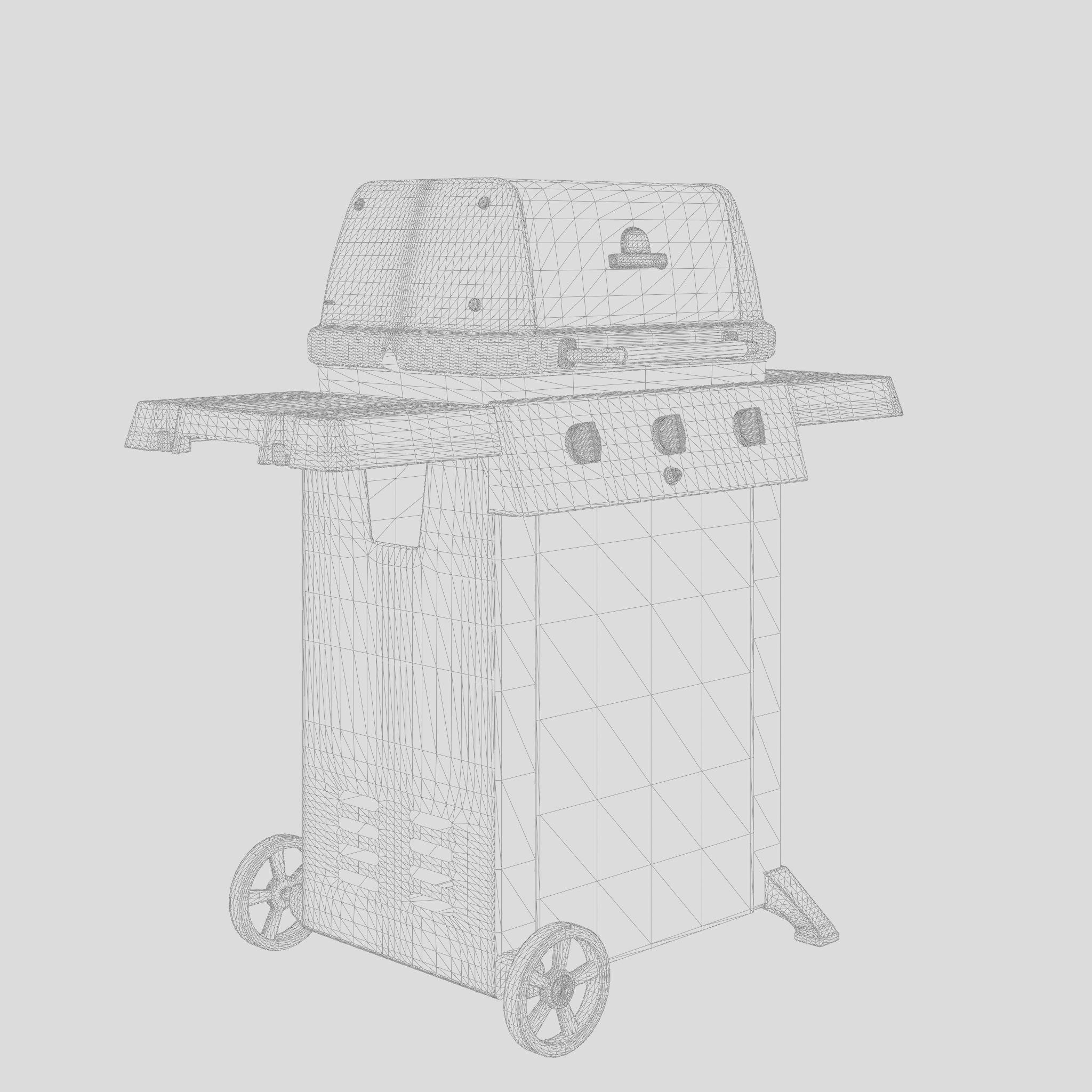 3D model Gem Barbecue and Grill 3D Model VR / AR / low-poly | CGTrader