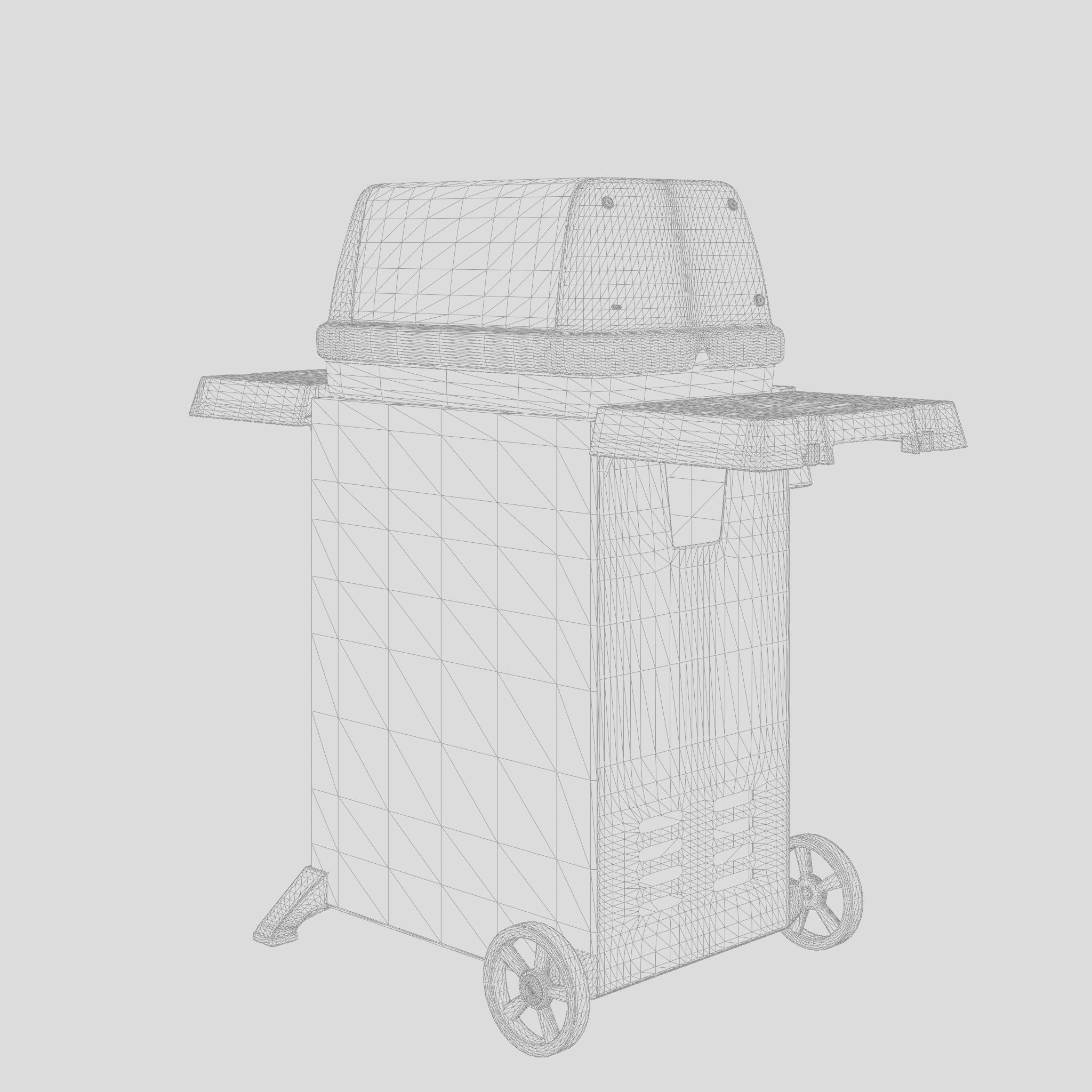 3D model Gem Barbecue and Grill 3D Model VR / AR / low-poly | CGTrader