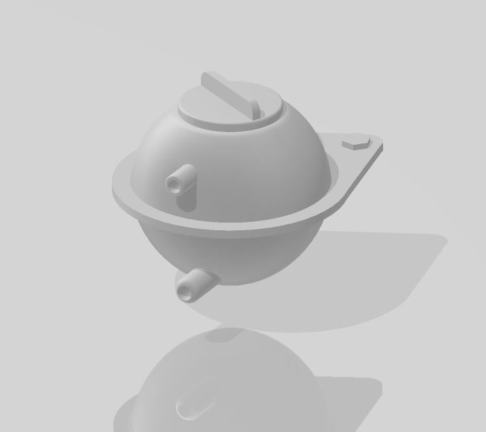 Scale coolant reservoir for auto models 1 24 scale 3D model 3D ...