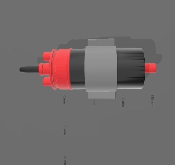 Fuel Pump for scale model cars 3D model 3D printable | CGTrader