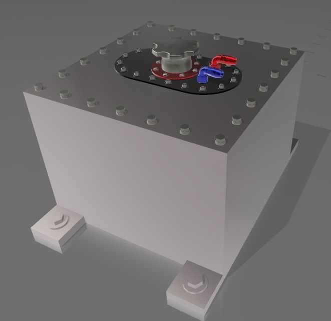 2 fuel cell for racing scale autos 3D model 3D printable | CGTrader